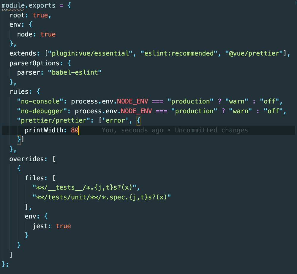 (3) Vue init & ESLint, Prettier 설정