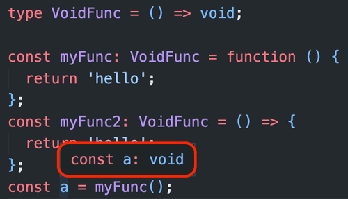 왜 TypeScript는 void 타입을 사용해도 값을 return 할 수 있을까?